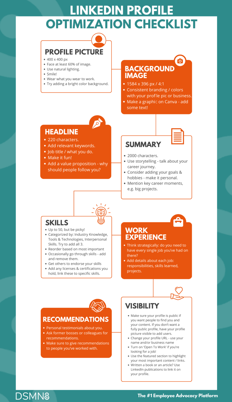 How To Optimize Your LinkedIn Profile For Success | DSMN8