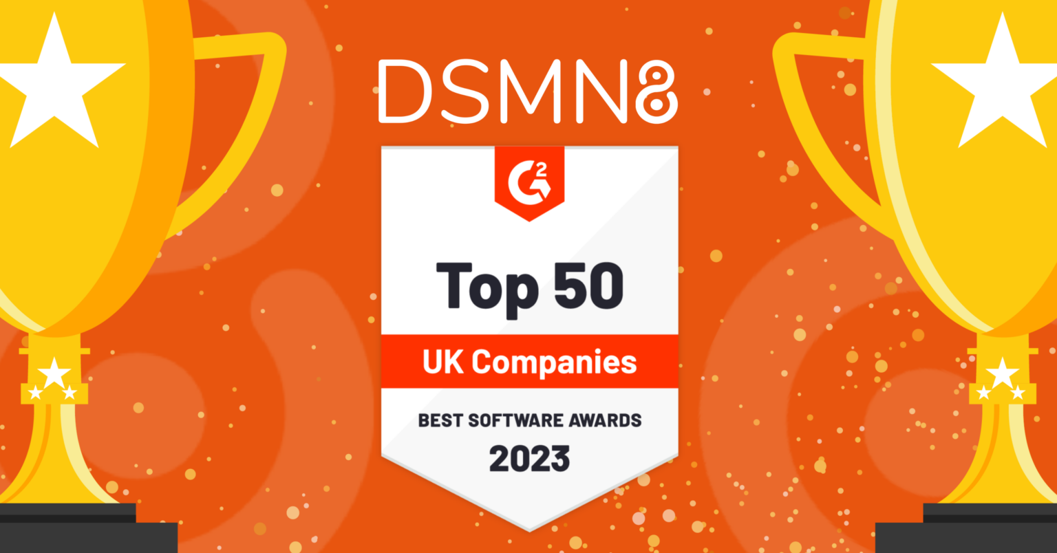DSMN8 Awarded G2 UK Top 50 Software Companies 2023