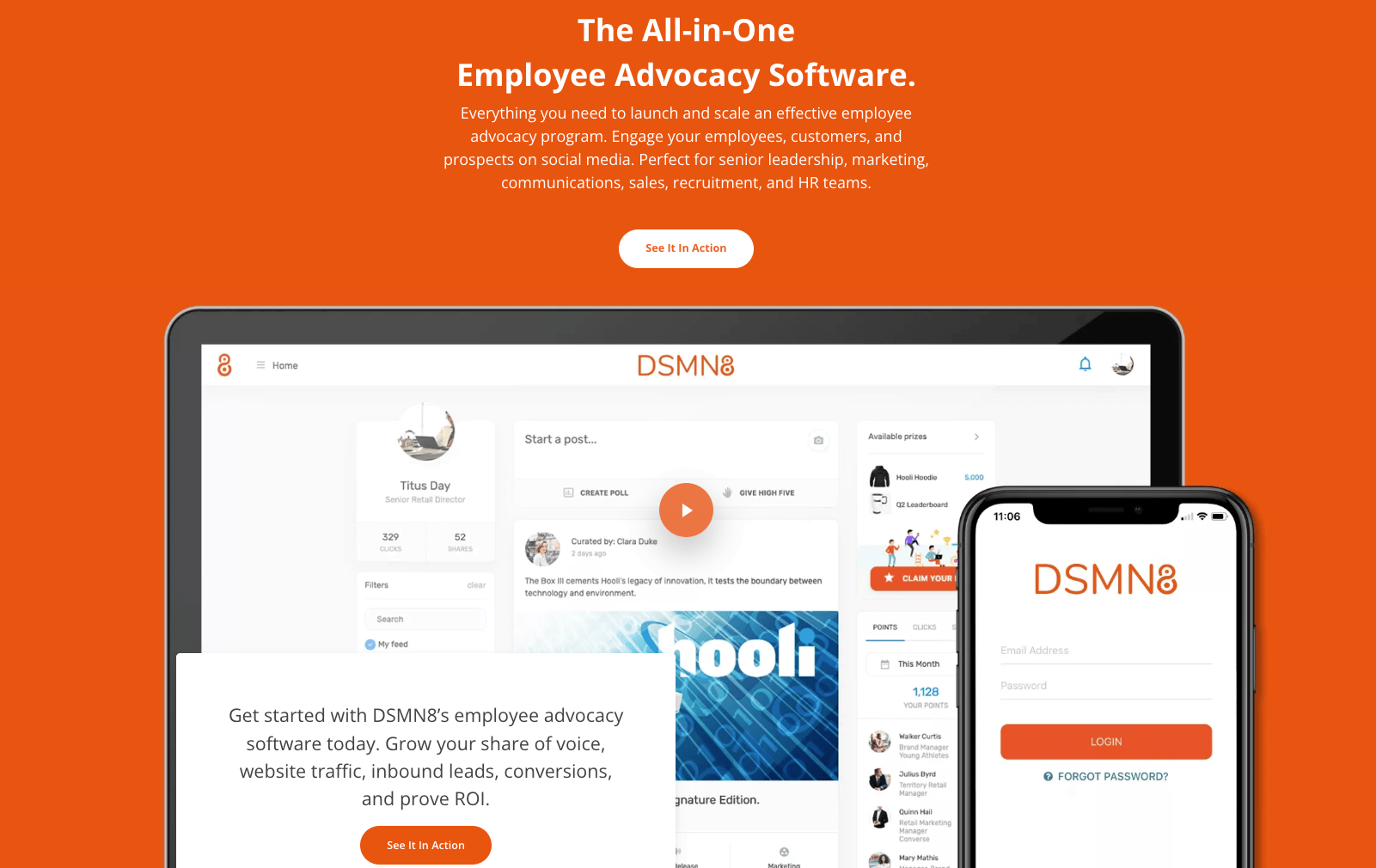 The All-in-One Employee Advocacy Software | DSMN8