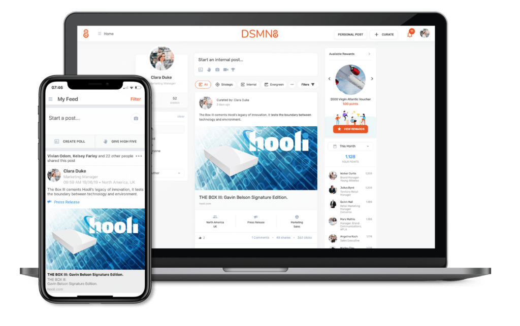 The All-in-One Employee Advocacy Platform | DSMN8