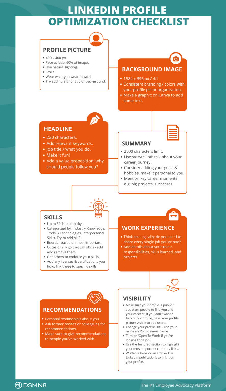 How To Optimize Your LinkedIn Profile For Success | DSMN8