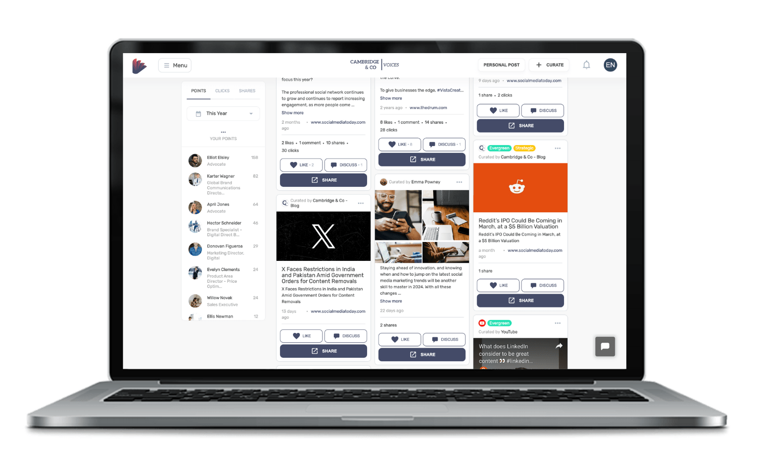 The #1 Rated Employee Advocacy Platform | Disseminate