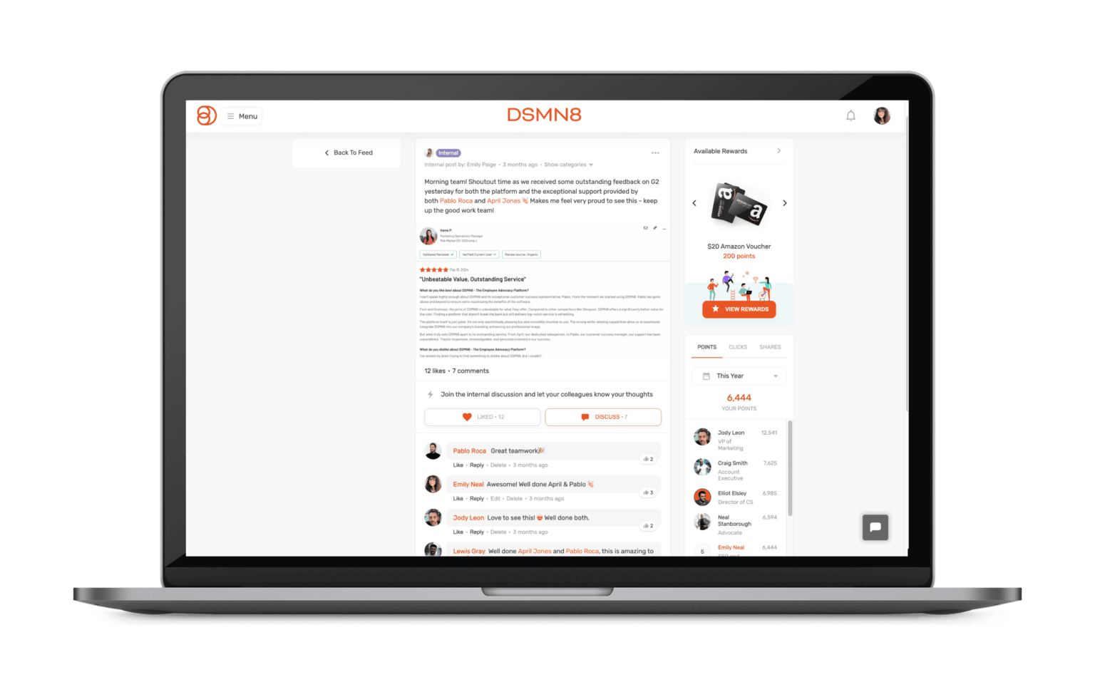Internal Communications Platform | DSMN8