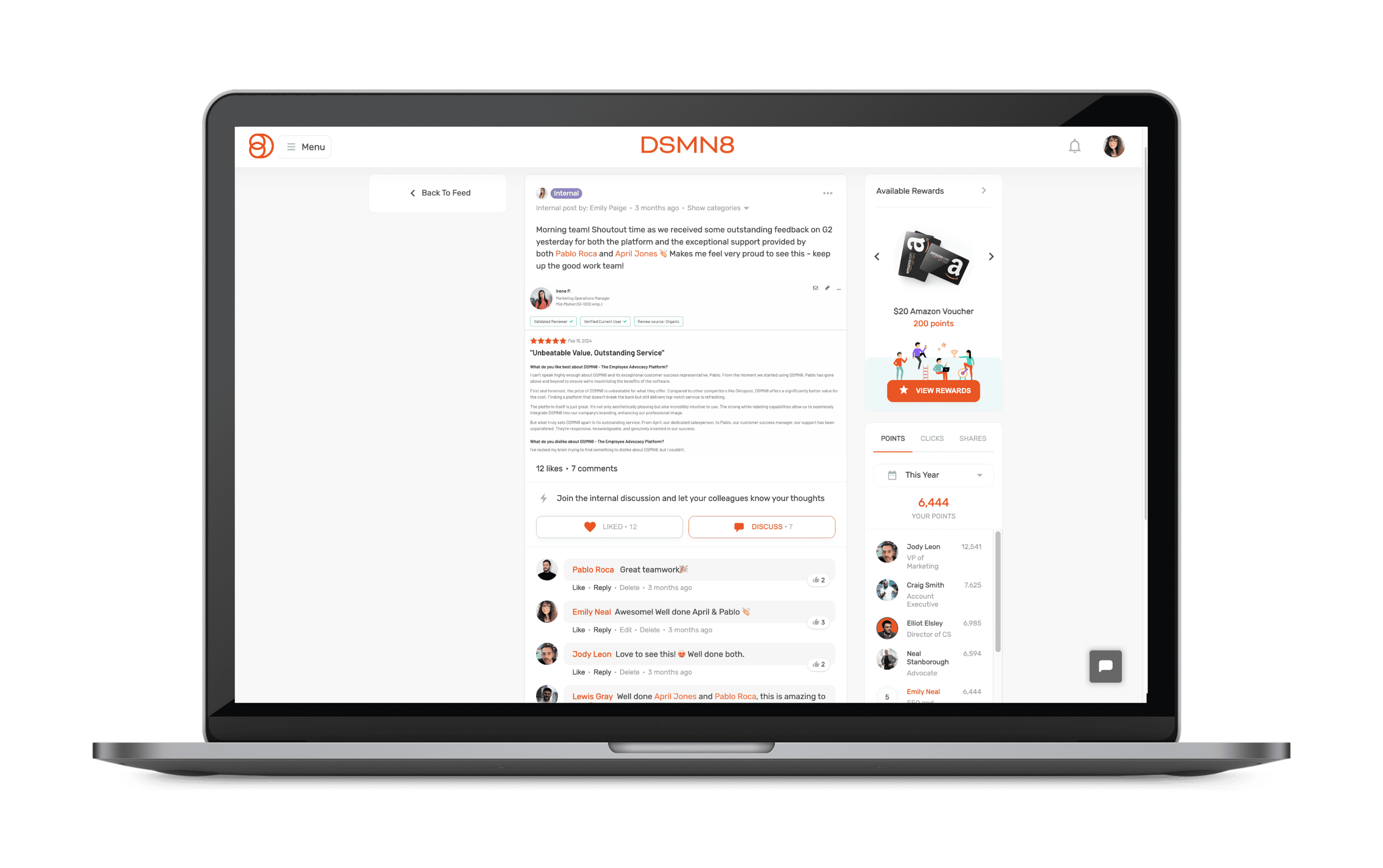 Internal Communications Platform | DSMN8